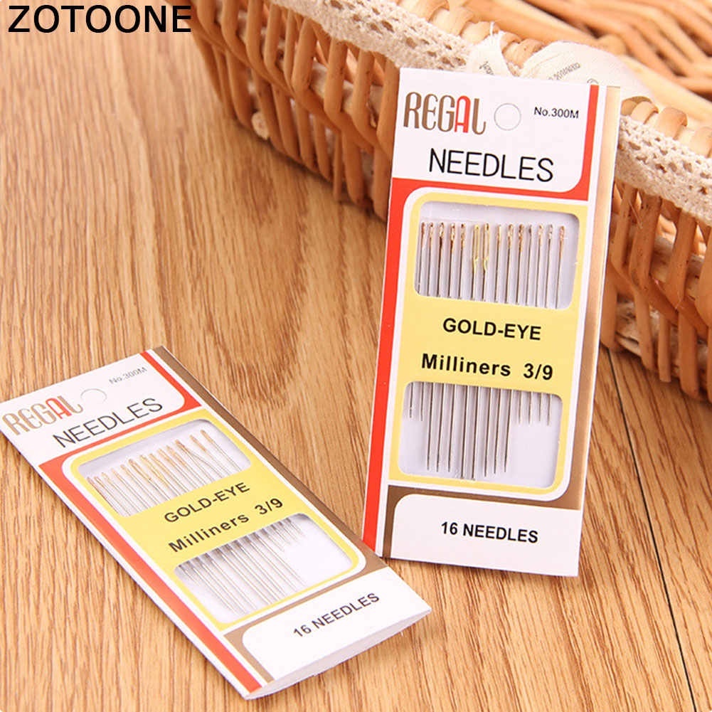 Jual JARUM JAHIT TANGAN REGAL GOLD EYE MILINERS REGAL 1/5 ISI 16 ...