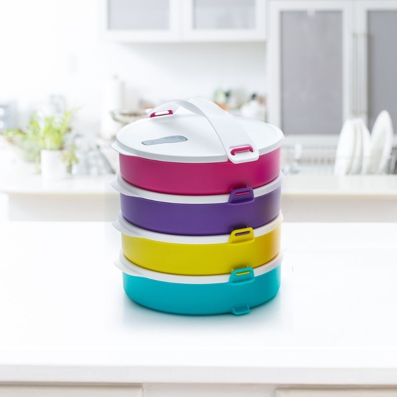Jual Rantang Click To Go Round Tupperware | Shopee Indonesia