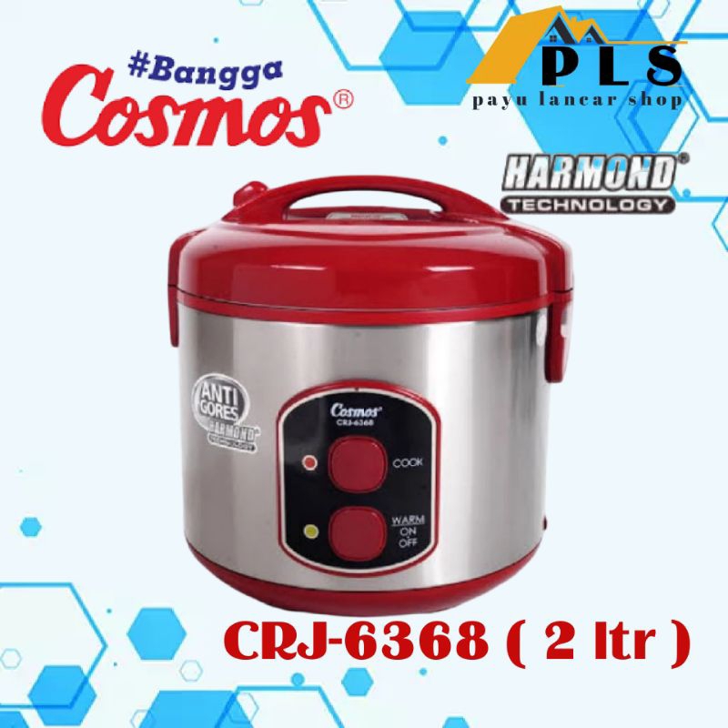 Jual COSMOS HARMOND magicom 2 liter CRJ-6368, rice cooker cosmos 6368 ...