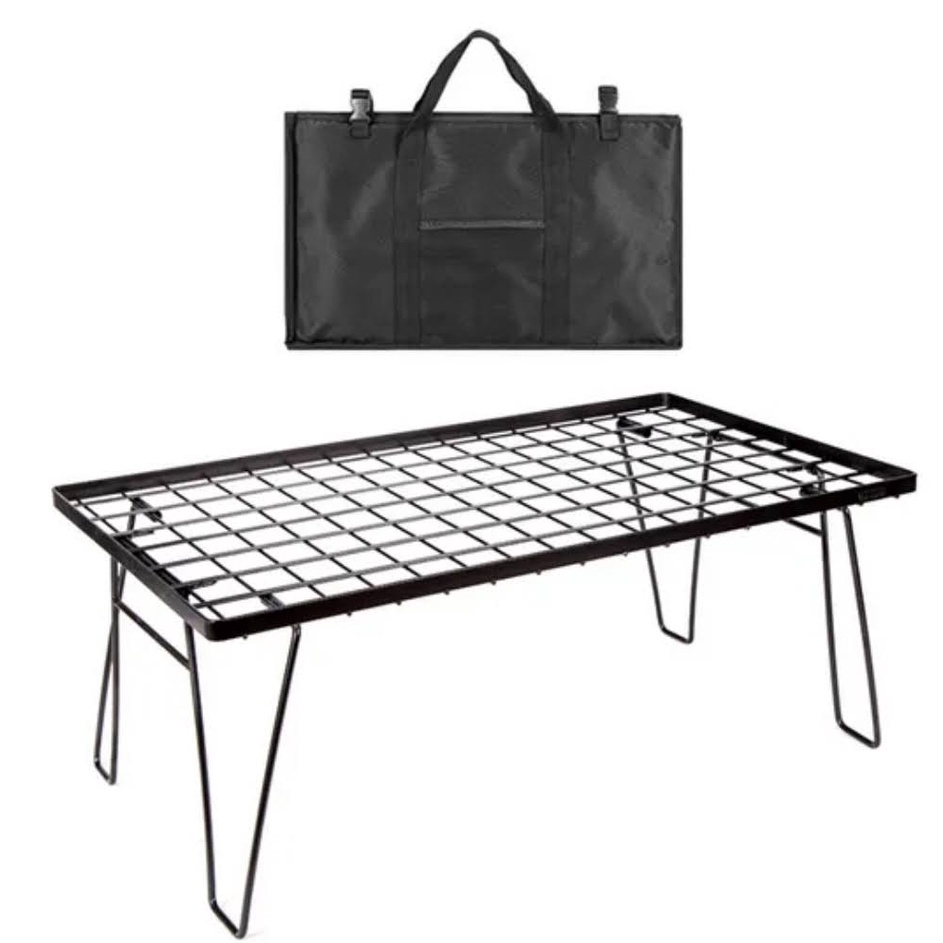 Jual Super Kualitas Meja Lipat Besi Hitam Portable Sambungan Kotak Tas ...
