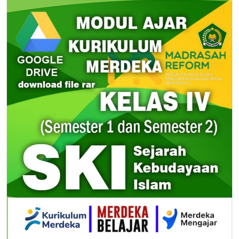 Jual Perangkat Modul Ajar SKI - MI Kelas IV IKM - Kurmer - Kurikulum Merdeka | Shopee Indonesia