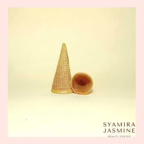 Jual Cone Es Krim Waffle Cone Ice Cream Sugar Waffle isi 20 Pcs ...