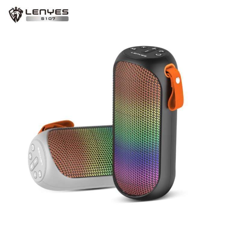 Jual Lenyes S107 speaker bluetooth portable wireless tws original ...