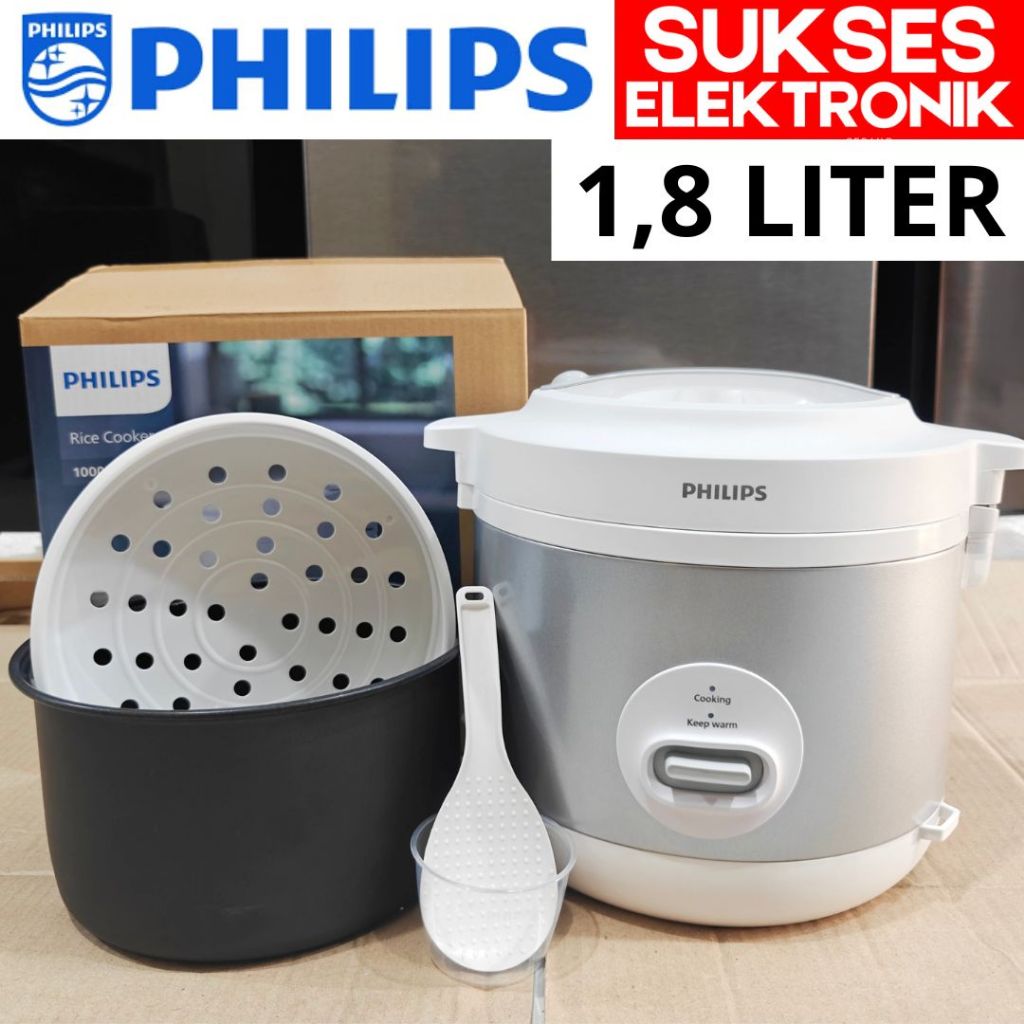 Jual RICE COOKER PHILIPS 1,8 LITER HD-3003 / MAGICOM PENANAK NASI 1,8L ...