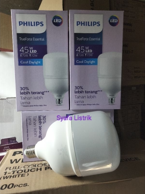 Jual Lampu LED Tforce Esensial 45 Watt E27 Putih 6500K Philips | Shopee Indonesia