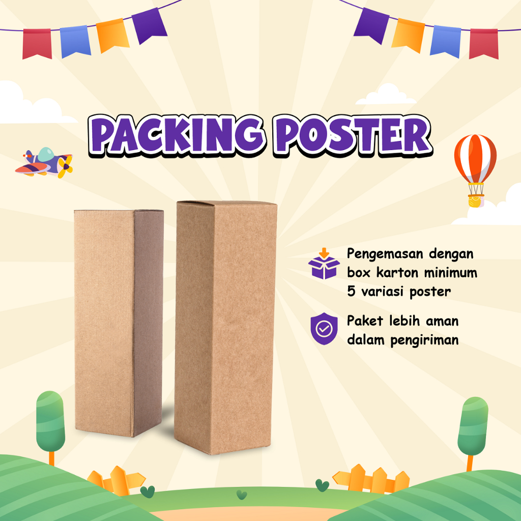 Jual Packing Poster Edukasi Anak | Shopee Indonesia
