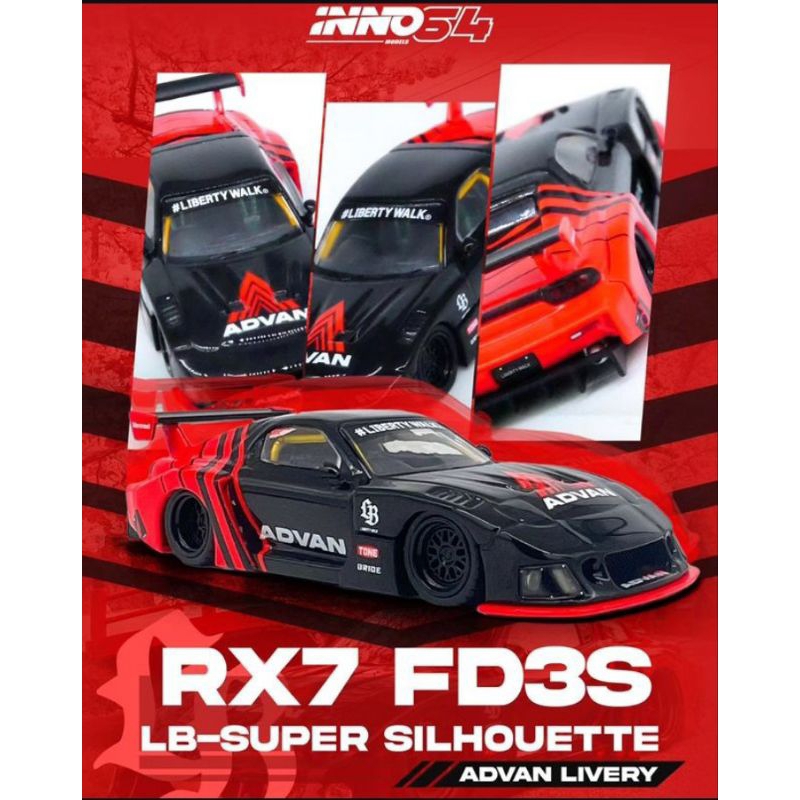 Jual LBWK MAZDA RX-7 (FD3S) LB - Super Silhouette (Advan Livery ...