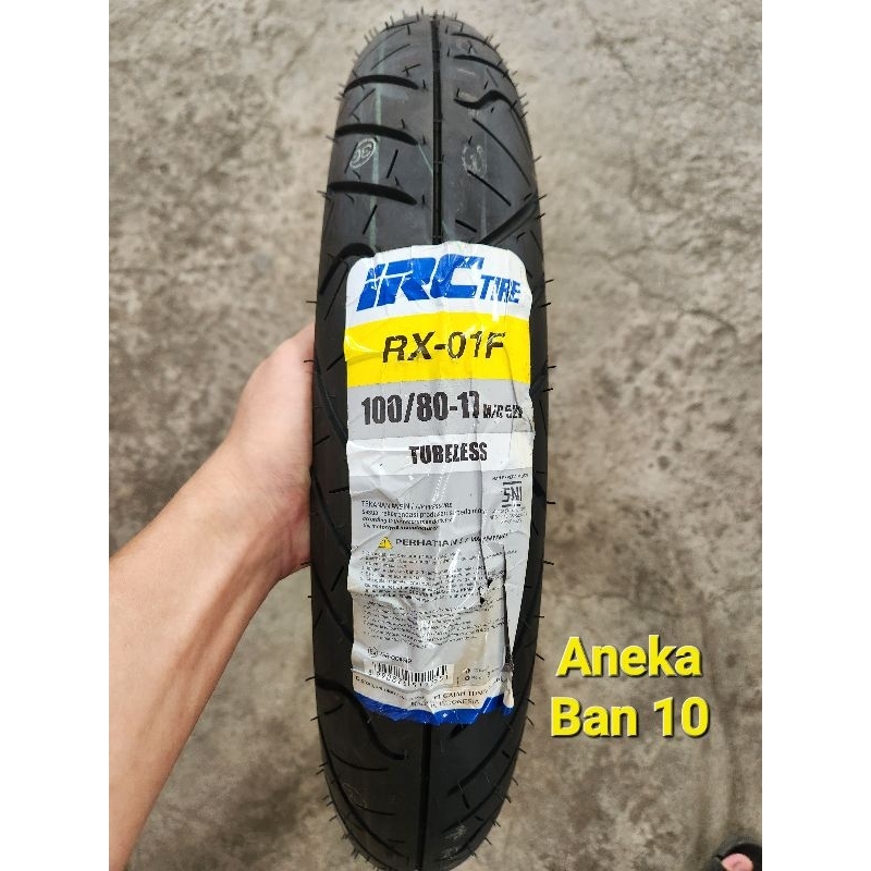Jual Ban IRC 100/80-17 RX-01F Tubeless | Shopee Indonesia