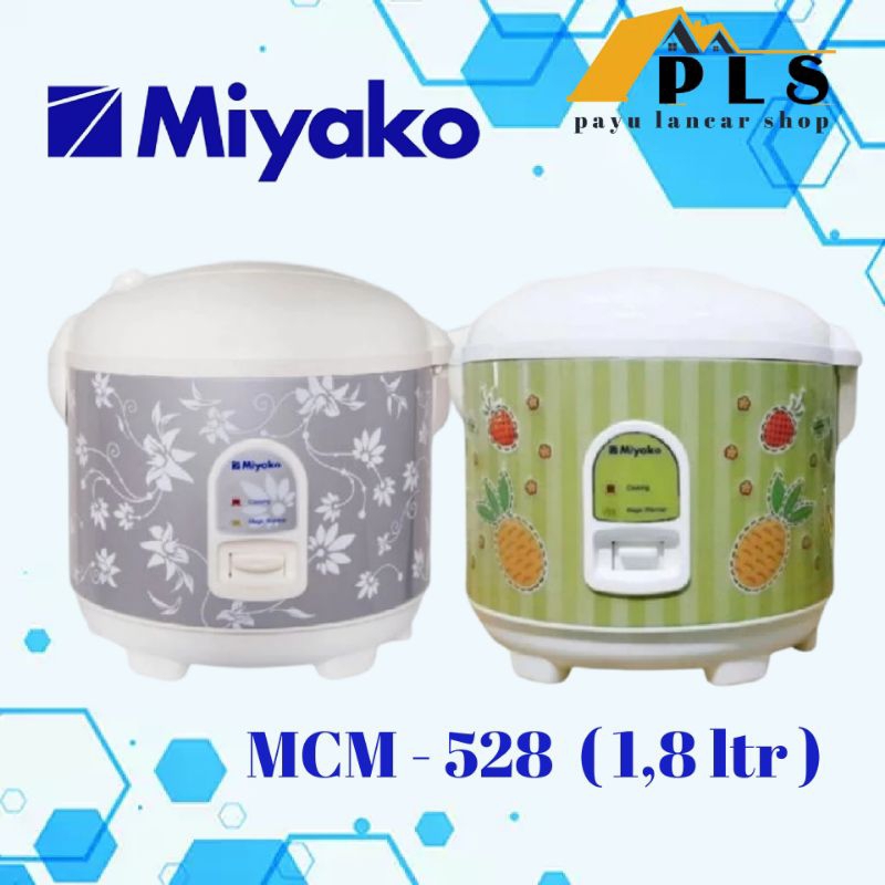 Jual MIYAKO magicom 1.8 liter MCM 528, rice cooker miyako 528, magic ...