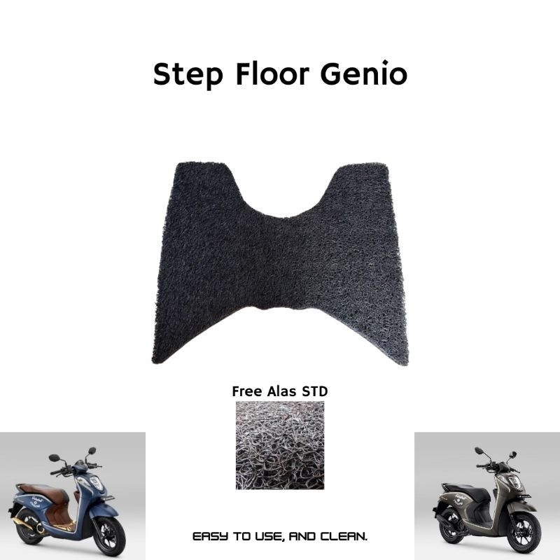 Jual Karpet Motor Genio Keset Pijakan Kaki Step Floor Genio | Shopee ...