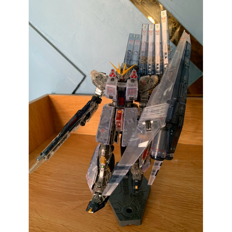 Jual - Bandai Gundam Base Exclusive RG 1/144 Nu Gundam HWS (clear color ...