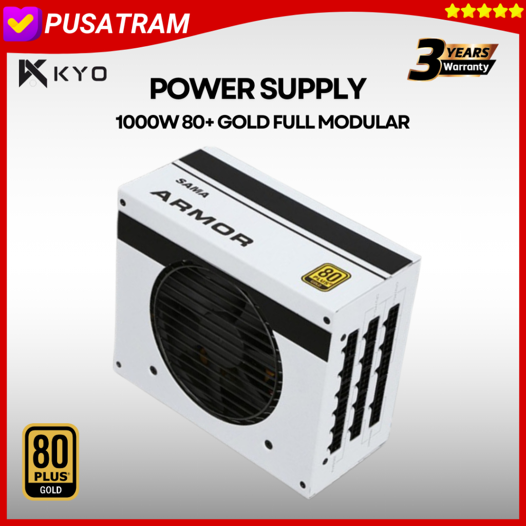 Jual PSU KYO SAMA ARMOR 1000W 80+ Gold Full Modular PSU 1000W 80 Gold ...