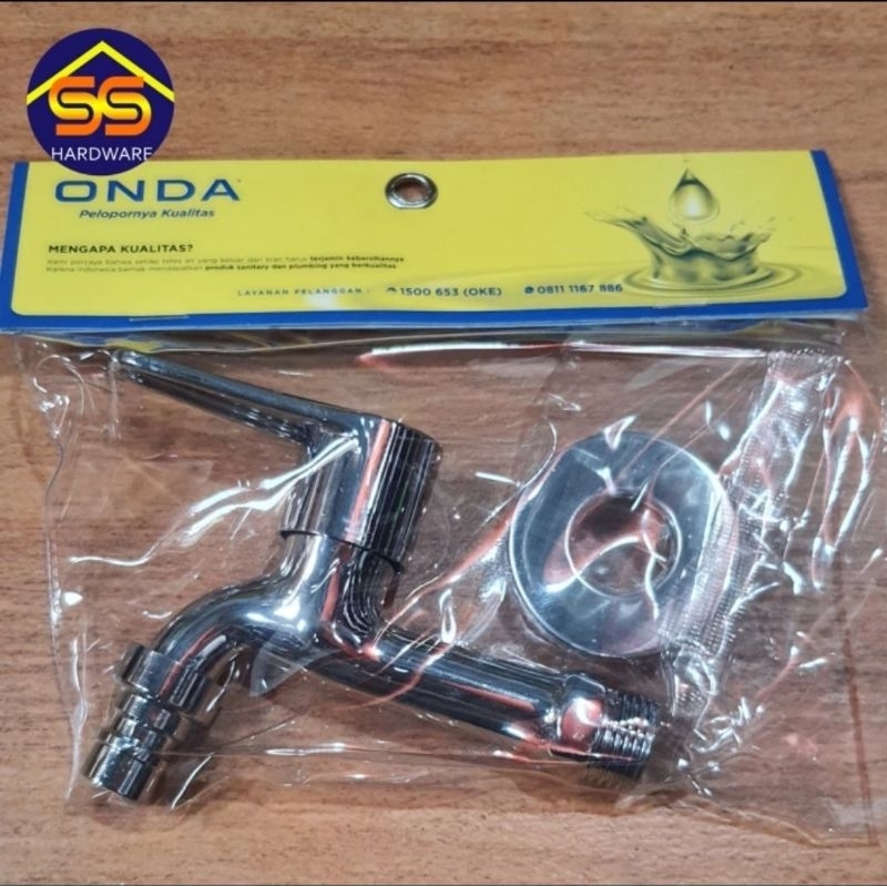 Jual ONDA A-FLOW 1/2" inch Kran Tembok Kran Air Keran Taman Kamar Mandi ...