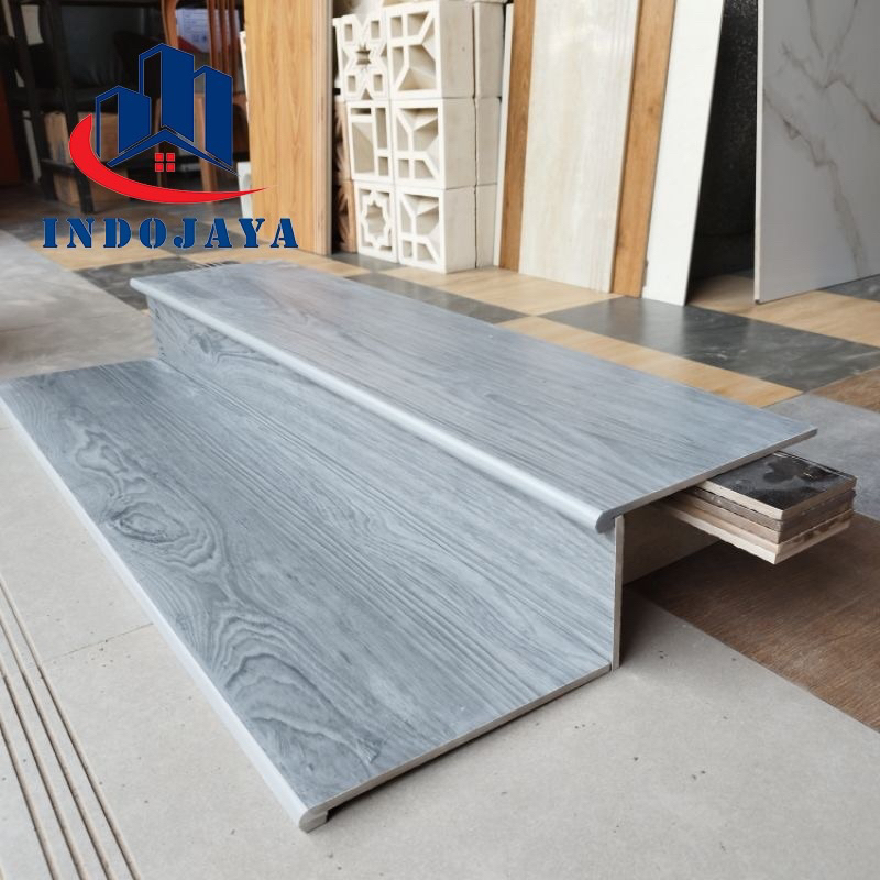 Jual granit granite tangga motif kayu double bavel 30x80 30x90 30x100 ...