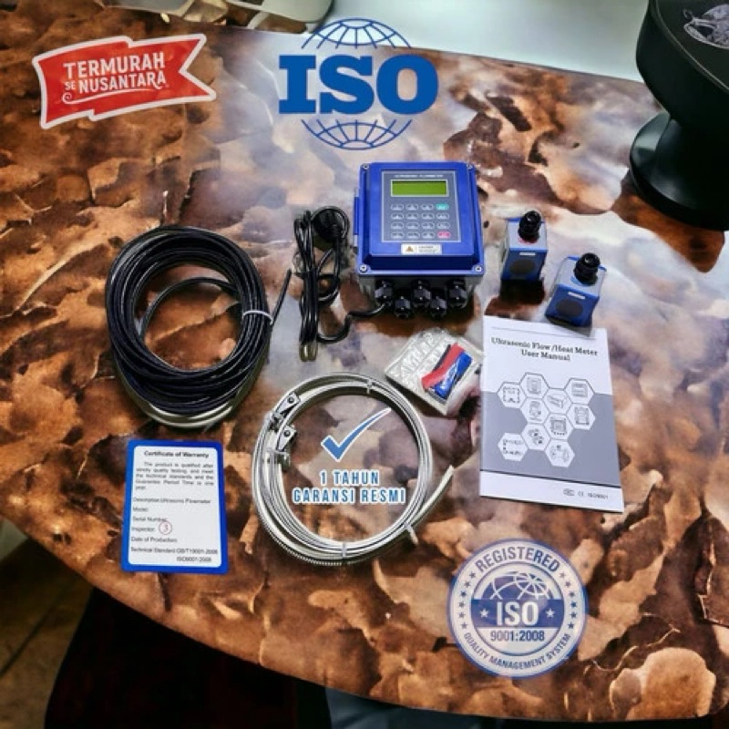 Jual Digital Ultrasonic flow meter TUF-2000B TS-2 Transducer DN25mm ...