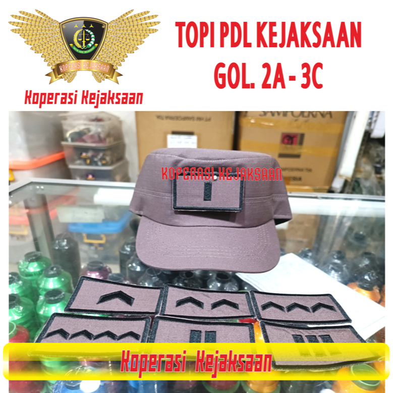 Jual TOPI PDL KEJAKSAAN COKELAT TERBARU | TOPI LAPANGAN | Shopee Indonesia