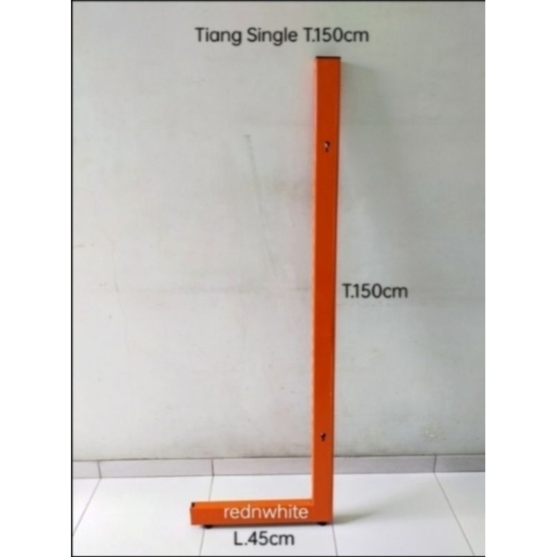 Jual Tiang Single Rak Gondola Supermarket T.150xL.45cm | Shopee Indonesia