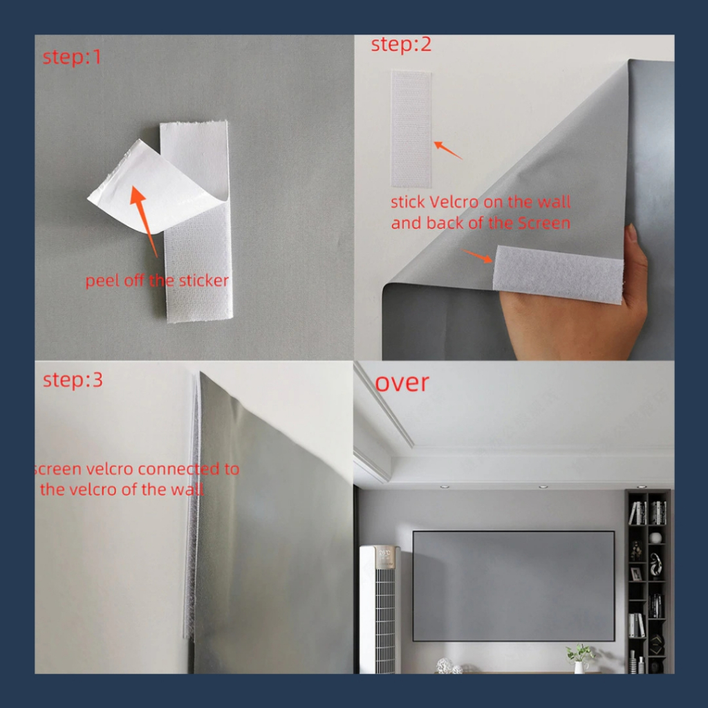 Jual Kain Layar Proyektor 16:9 Anti-light Ambient Screen Projection ...