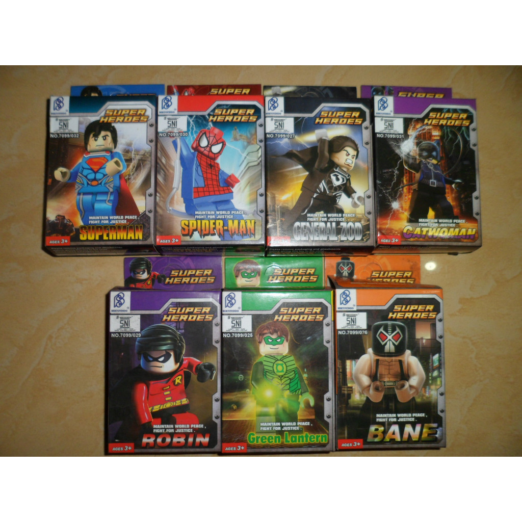 Jual Action Figure Lego Marvel Super Heroes Batman Spiderman | Shopee ...