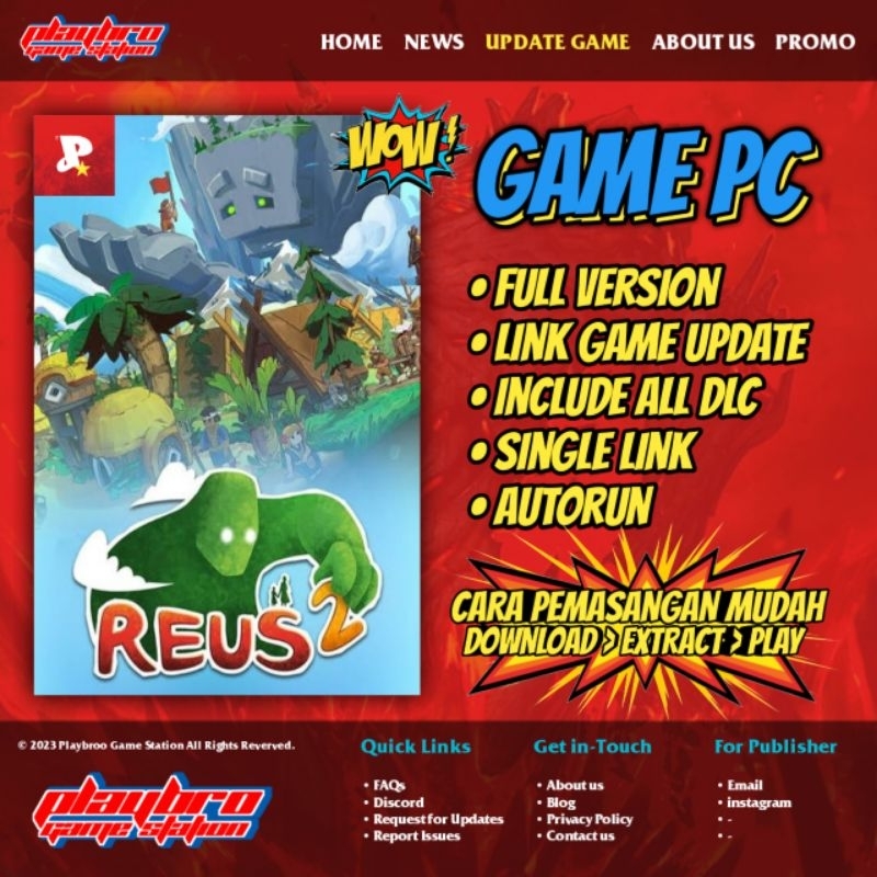 Jual Reus 2 - Game PC/Laptop (Download to Play Bro!) | Shopee Indonesia