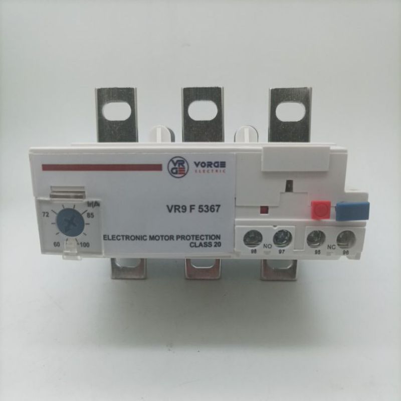Jual Thermal Overload Relay TOR VORGE VR9F5367 VR9F 5367 60A-100 setara ...