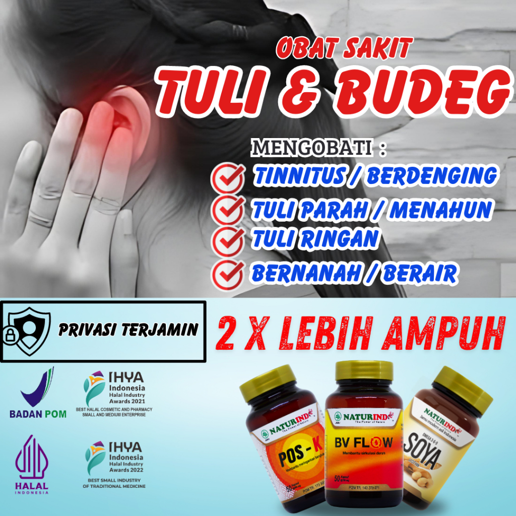 Jual Obat Budeg Budek Tuli Ketulian Pekak Congek Gangguan Dengar ...