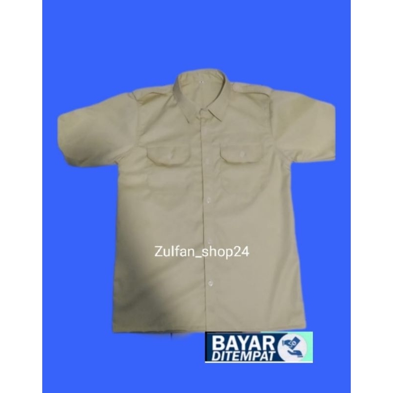 Jual seragam satpam pdl/pdh baru warna crem | Shopee Indonesia