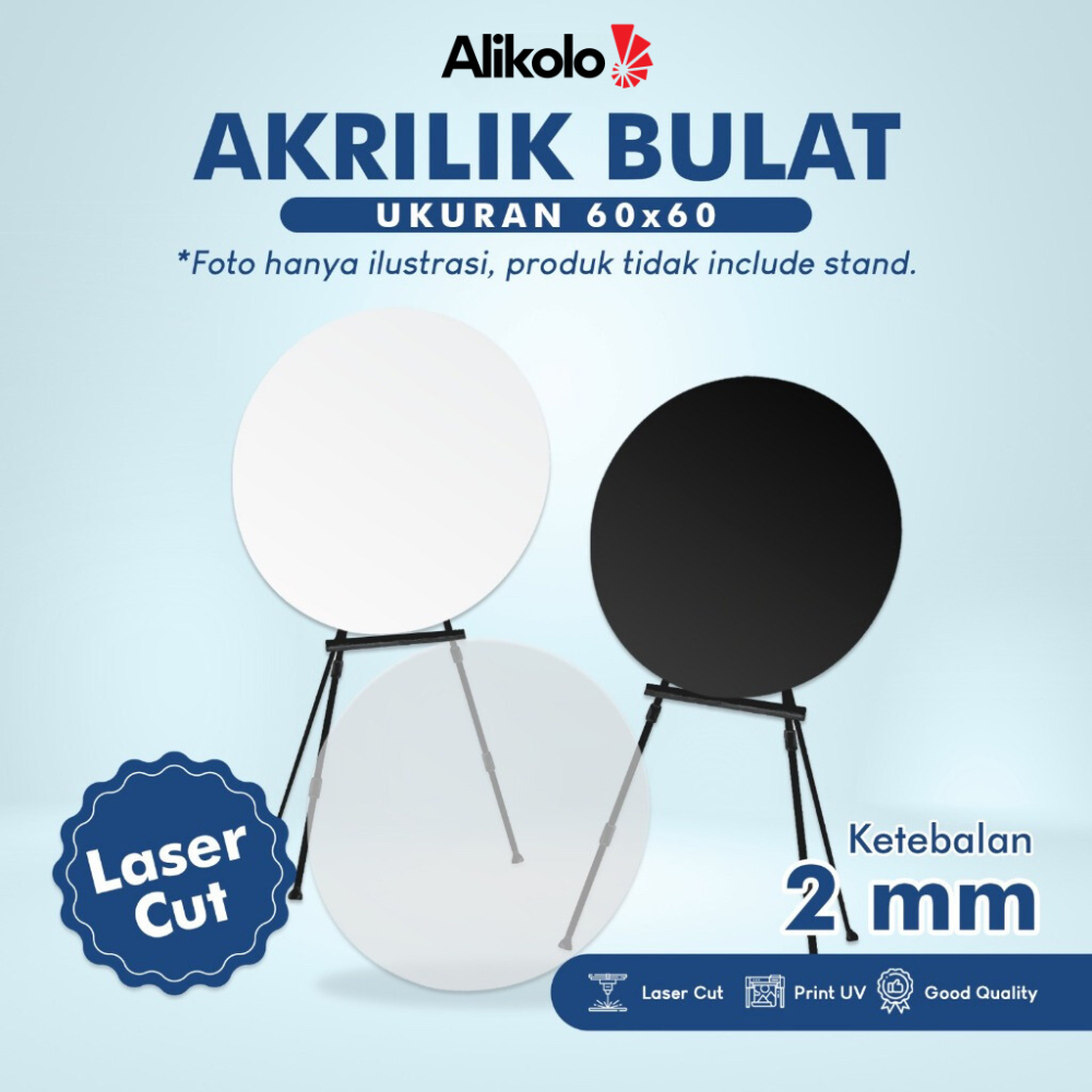 Jual AKRILIK BULAT DIAMETER 60CM TEBAL 2MM / ACRYLIC BULAT POLOS ...