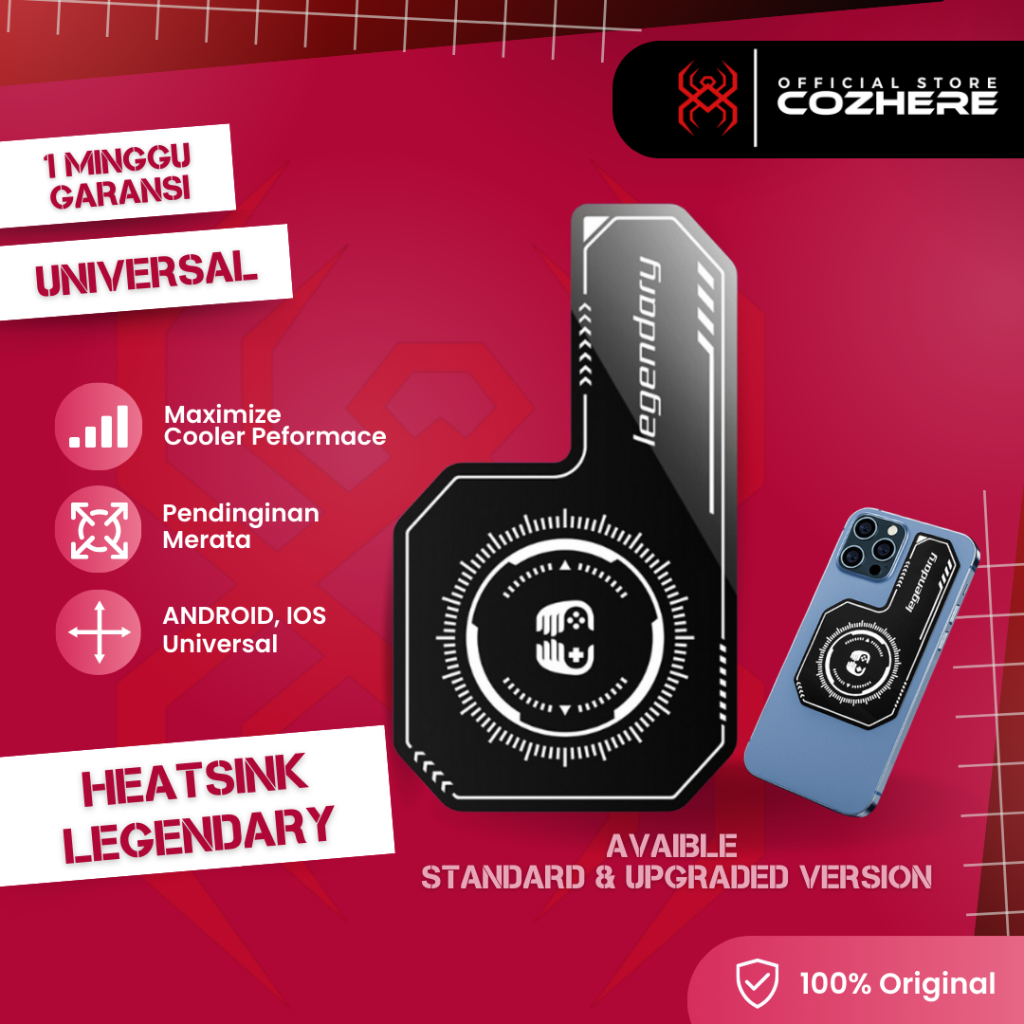 Jual Heatsink Hp Legendary Heatsink Aluminium Pad Pendingin HP | Shopee ...