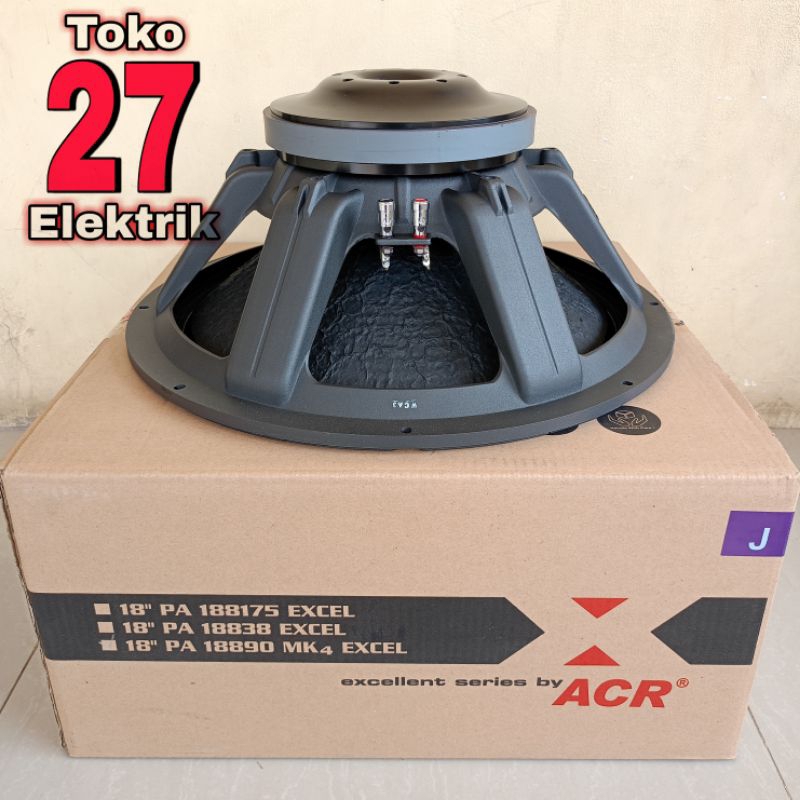 Jual Speaker ACR Excellent 18 inch PA 18890 MK4 EXCEL | Shopee Indonesia
