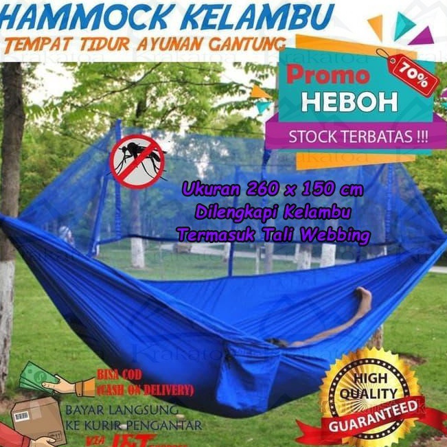Jual Flash Deals Warna Dipilih Hammock Kelambu Tempat Tidur Ayunan ...