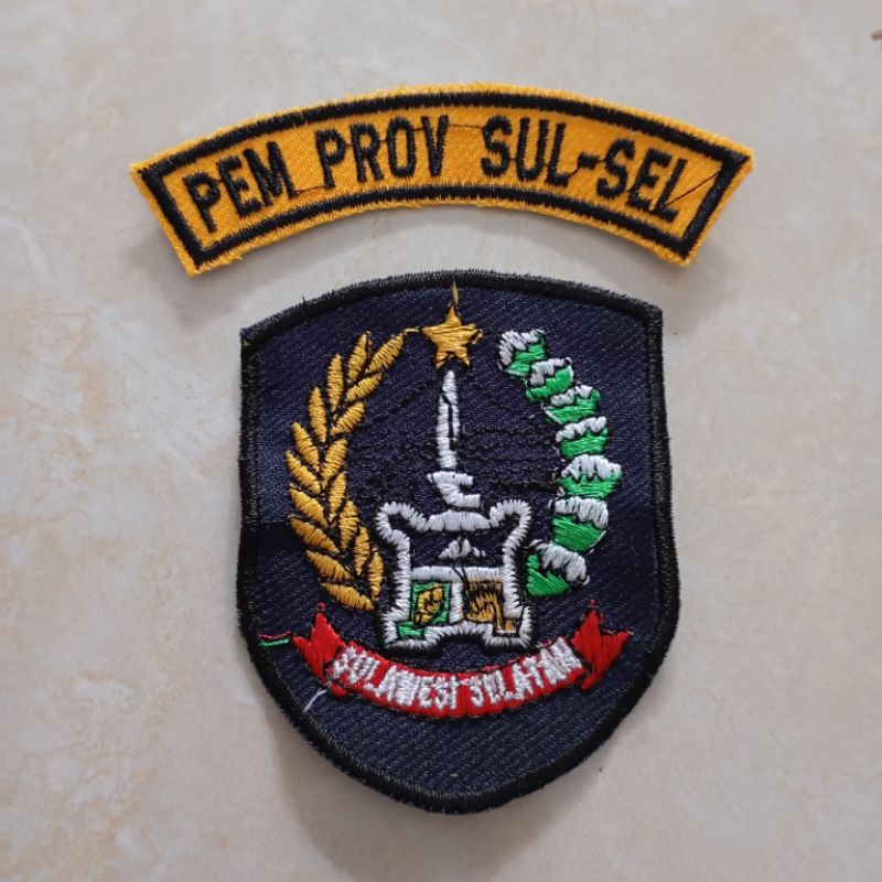 Jual Set Bordir Badge Logo Lambang Pemprov Sulawesi Selatan | Shopee ...