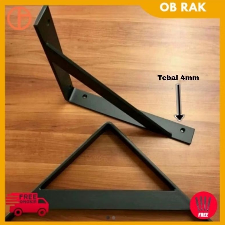 Jual plat besi siku penyangga ambalan tebal plat 4mm | Shopee Indonesia