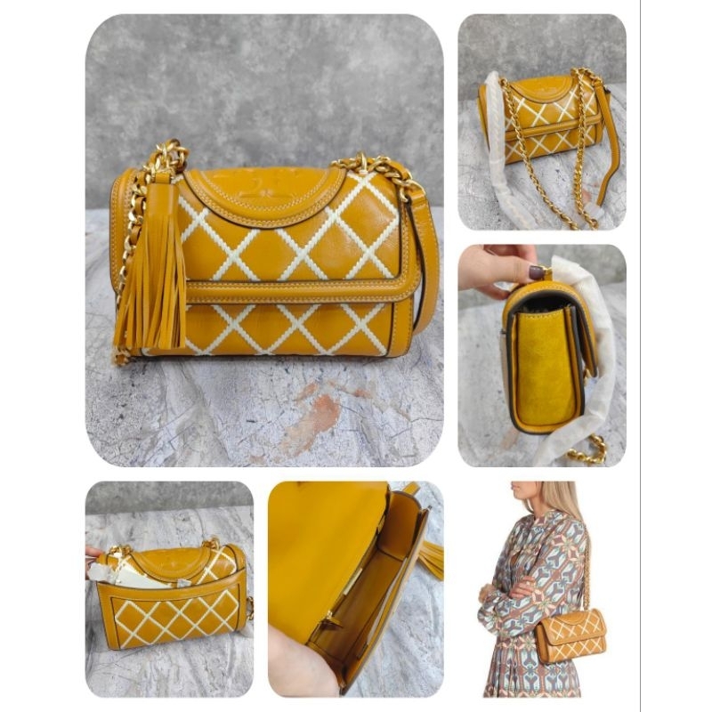 Jual TB Fleming small Pop Quilt cannoli | Shopee Indonesia