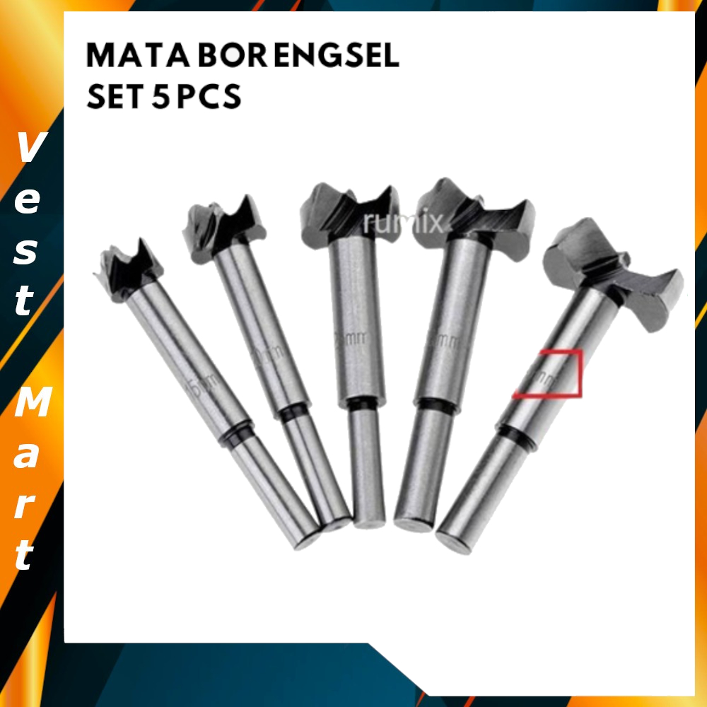 Jual Mata Bor Pelubang Kayu Engsel Sendok Forstner Mata Bor Engsel ...