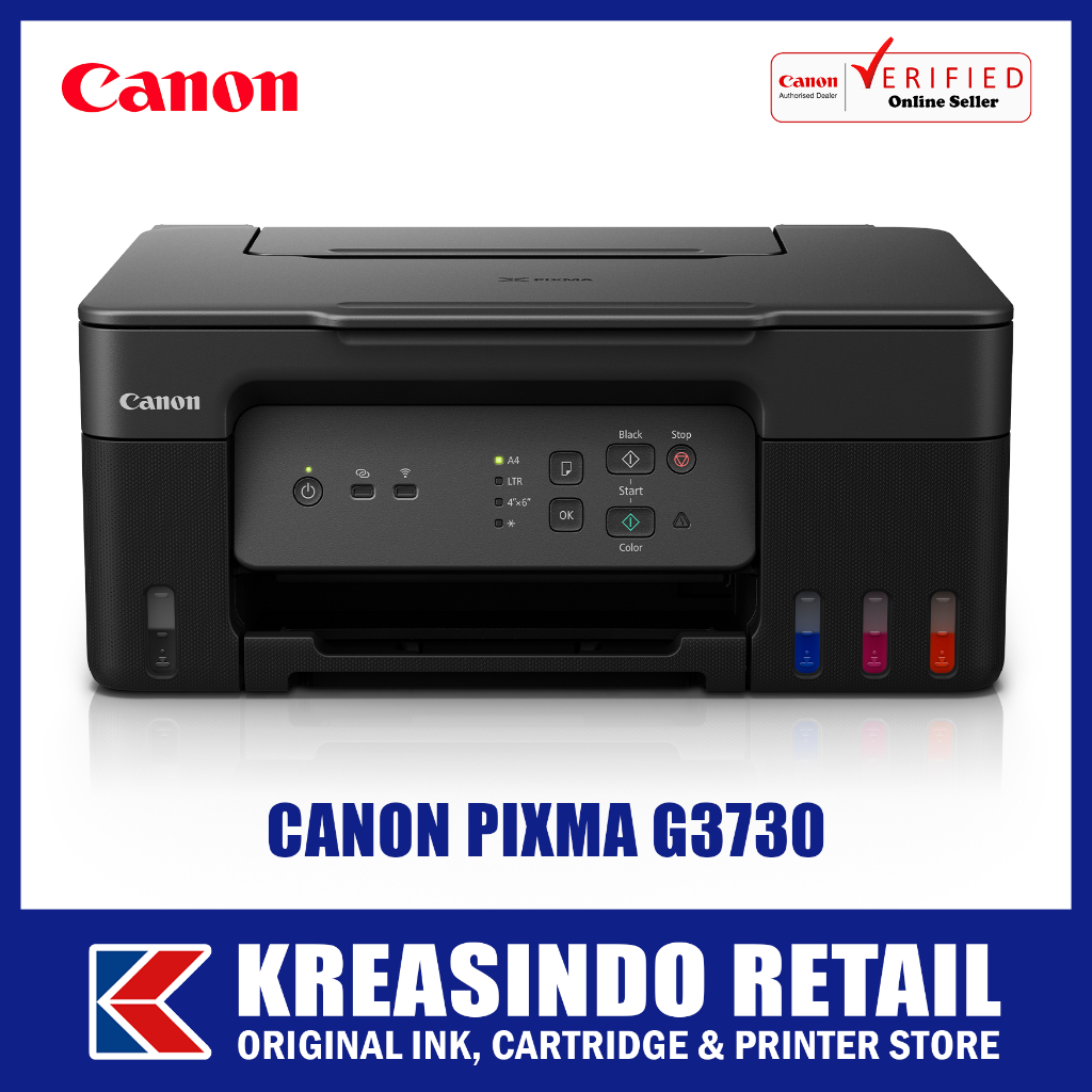 Jual Canon Pixma G3730 WiFi All-in-One Printer (Print Scan Copy ...