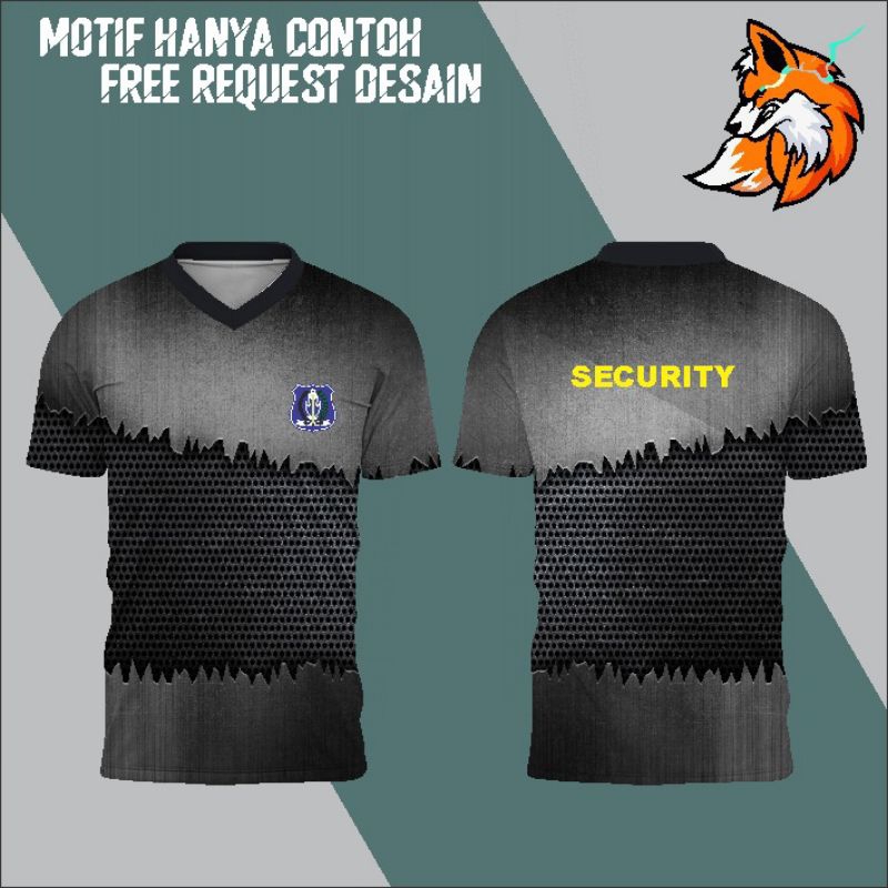 Jual jersey security custom lengan pendek | Shopee Indonesia