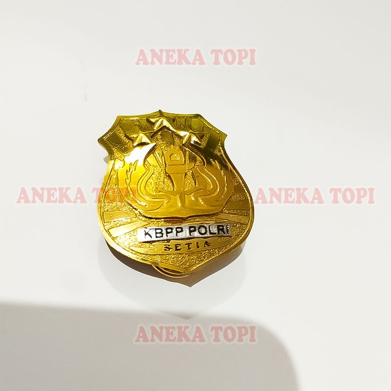 Jual Pin Bros Logo Polri Pin KBPP Polri Setia Ukuran 3 CM - Aneka Topi ...