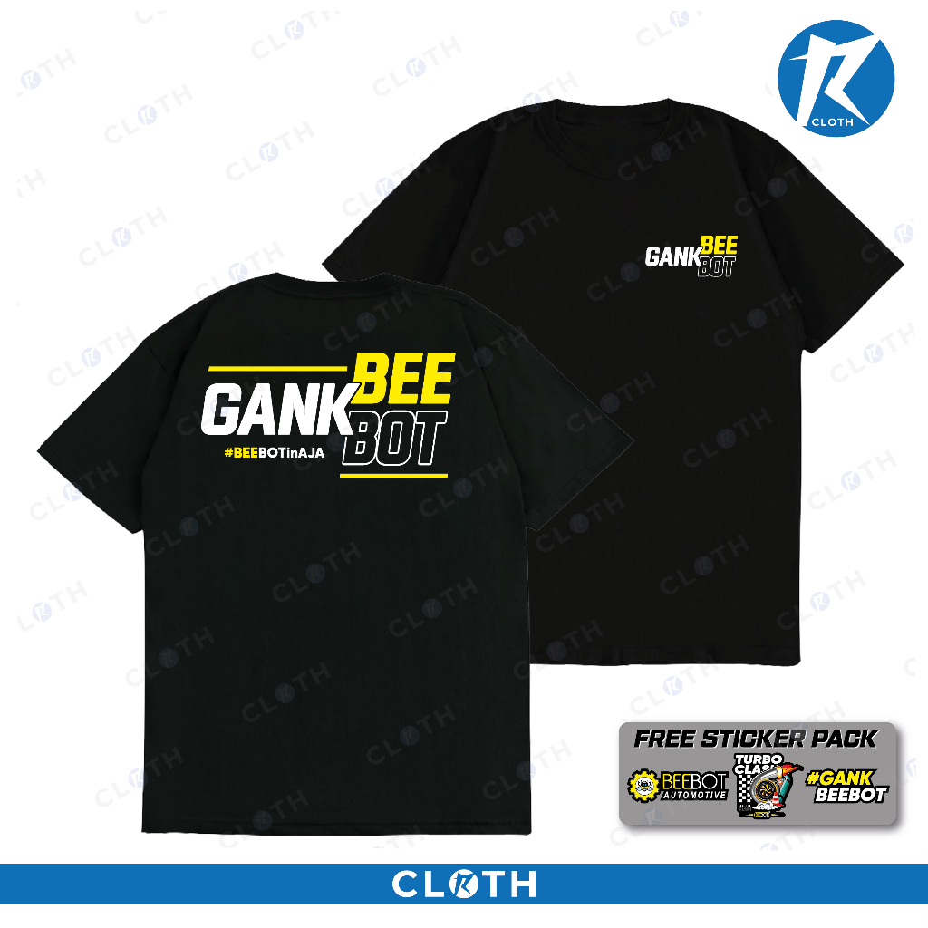 Jual KAOS BAJU GANKBEEBOT BEEBOT AUTOMOTIVE BILED PREMIUM QUALITY 24S ...