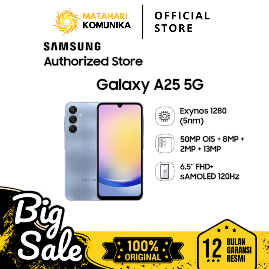 Jual Samsung Galaxy A25 5G 8/256Gb 8/128Gb Segel Box Garansi Resmi ...