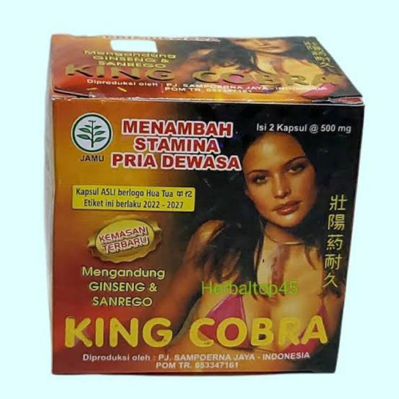 Jual KAPSUL STMINA KING COBRA ORGINAL 100% | Shopee Indonesia