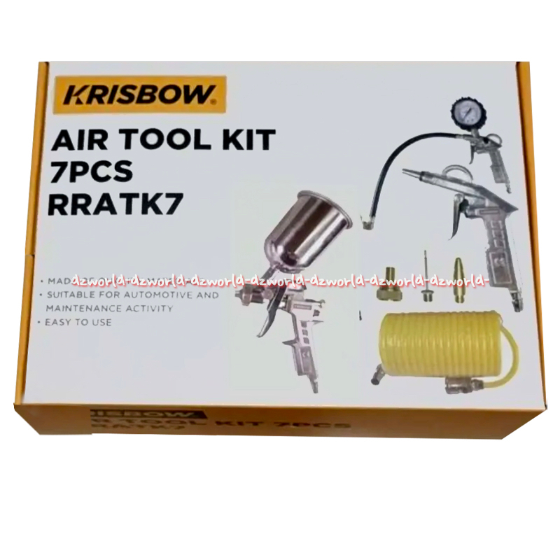 Jual Krisbow Air Tools Kit Isi 7pcs Alat Pompa Angin Ban Untuk ...