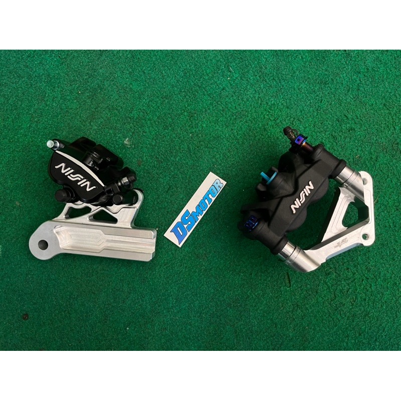 Jual kaliper africa twin 4P 4piston dan samurai 2P 2Piston set breket braket dudukan kaliper ...