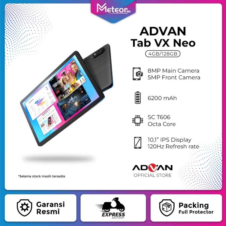 Jual Advan Tab VX Neo 4/128 Garansi Resmi [BISA INSTANT AREA MALANG ...