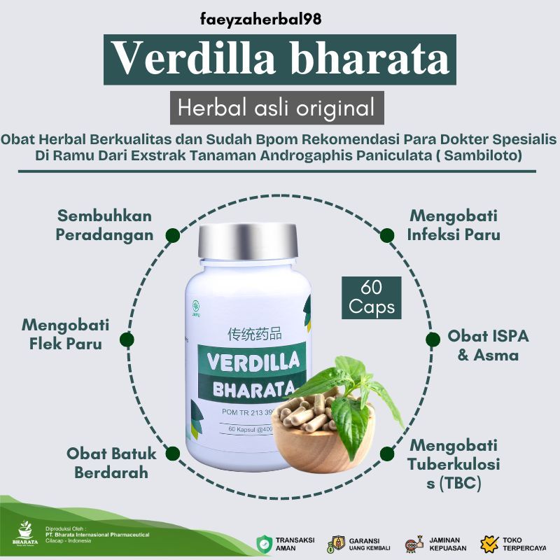 Jual Obat Radang Paru Ampuh | Batuk Berdarah | TBC | Asma | Verdilla ...