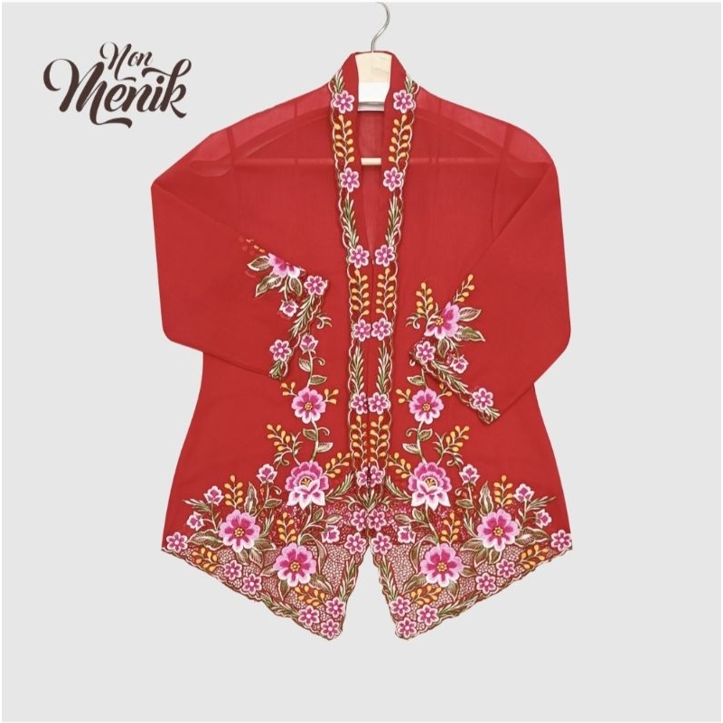 Jual SSS KEBAYA MERAH BUNGA2 ETNIK | Shopee Indonesia