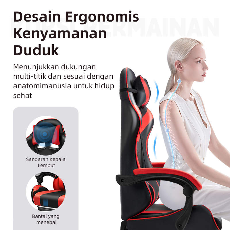 Jual Kursi Gaming Kursi Komputer Kursi Gamers Kursi Hidrolik Kursi Ergonomis Kursi Putar Kursi ...