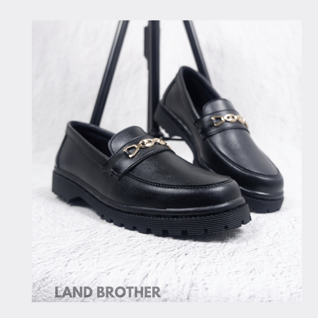 Jual sepatu docmart wanita ring-loafer wanita terbaru-Land brother ...