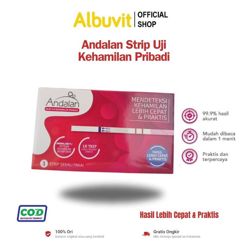 Jual Andalan Strip Tespek Test Pack Kehamilan - Alat Bantu Pendeteksi ...