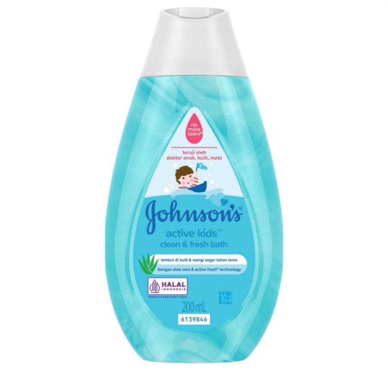 Jual Johnson's Active Kids Clean & Fresh Bath - Sabun Anak Anak 200ml | Shopee Indonesia